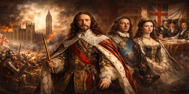 British History: Stuart Rule (1603–1714): The Civil War Between ...